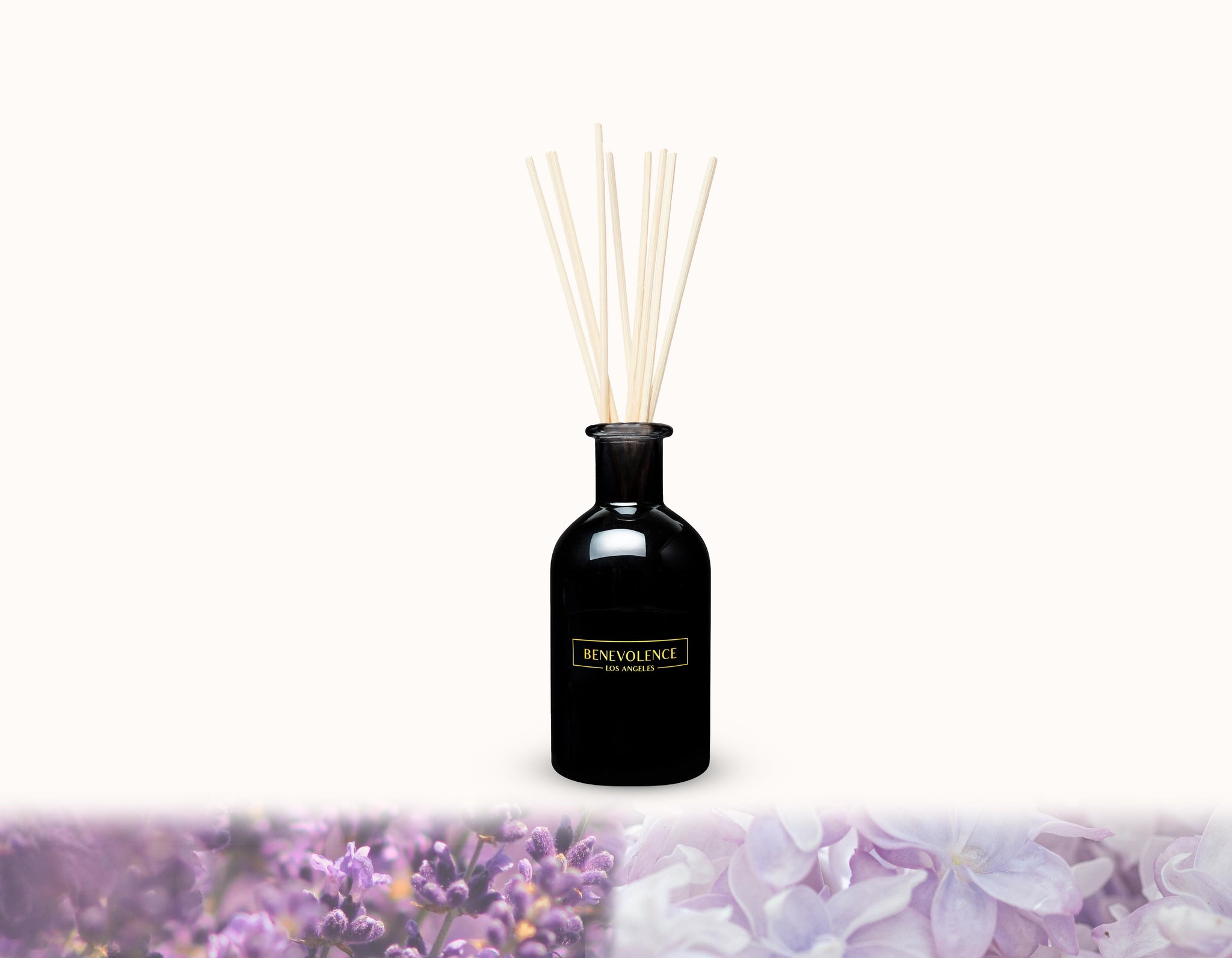 Lavender & Lilac Black Reed Diffuser Set | Benevolence LA